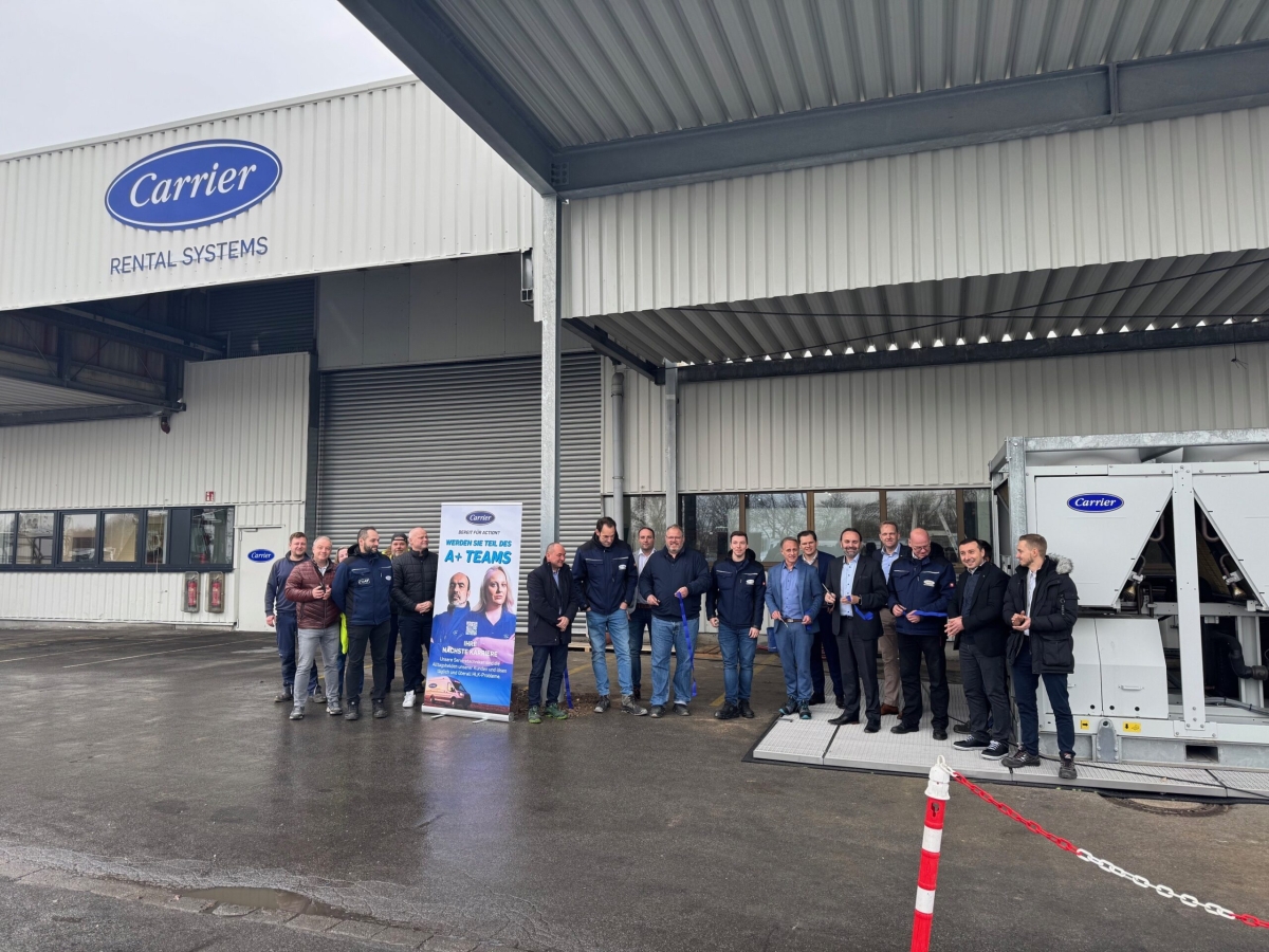 Carrier eröffnet größtes Depot für Miet­klima­anlagen in Europa - KKA ...